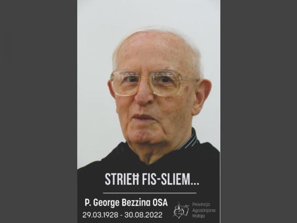 Fr George Bezzina O S A - RIP.com.mt